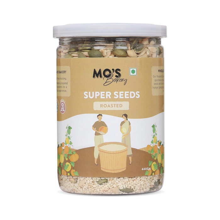 Mo's Roasted Super Seeds Mix 380 grm | Rich in Good Fats | High Fiber ...