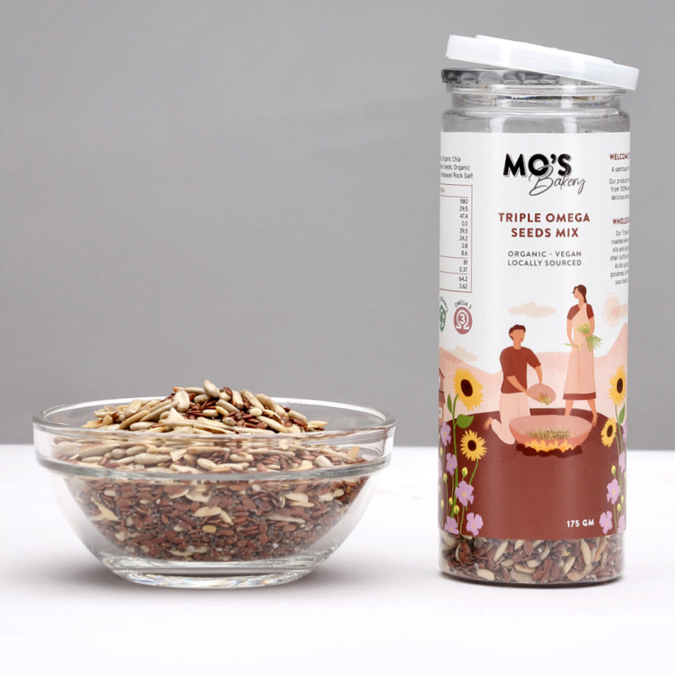 Classic Salted Triple Omega Seeds Mix — Mo's Bakery
